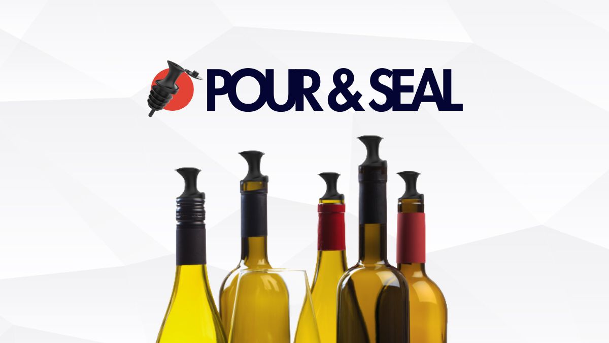 Pour and Seal - Pour and Seal, Plastic Bottle Pourers With Built In Lid